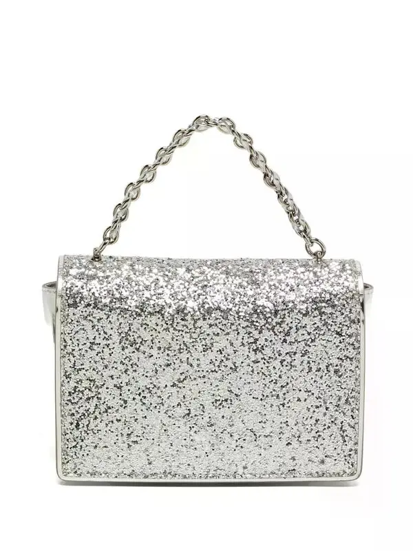 FERRAGAMO Vara Bow Glitter Top Tote Bag