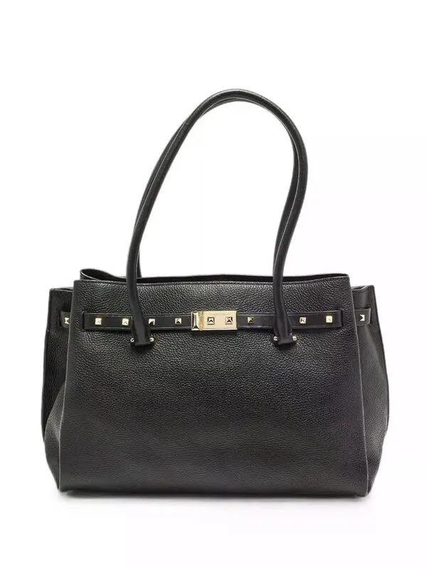 Michael Kors Addison Stud-embellished Tote Bag - Black