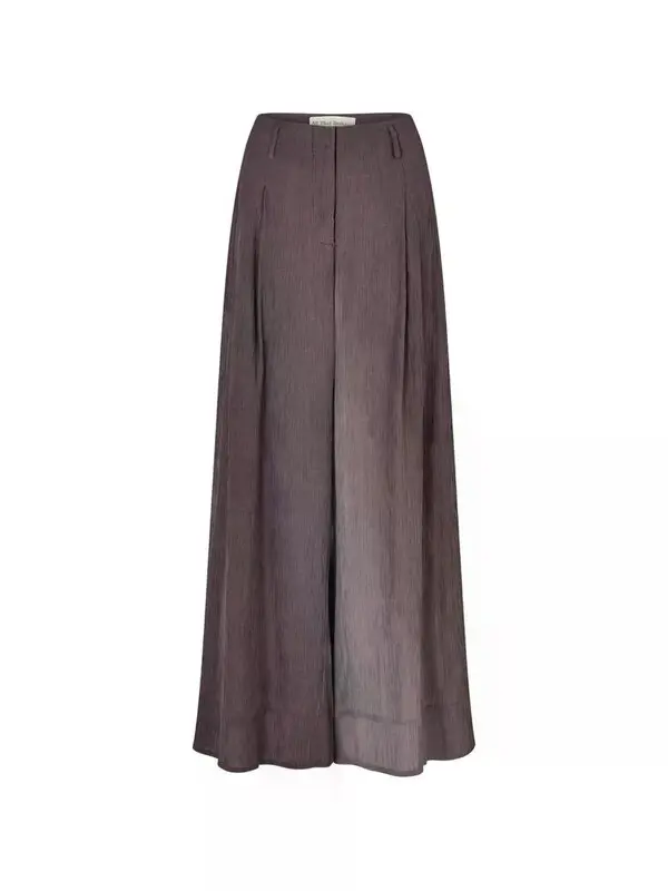 ALL THAT REMAINS Lennon Pleated Palazzo Pants - Purple