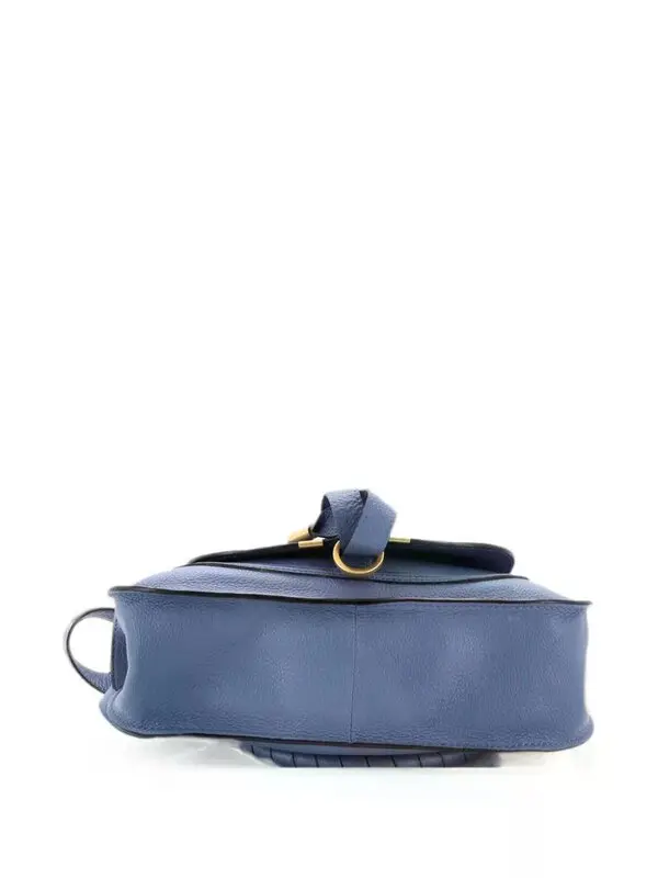 Chloé Marcie Leather Small Satchel - Blue