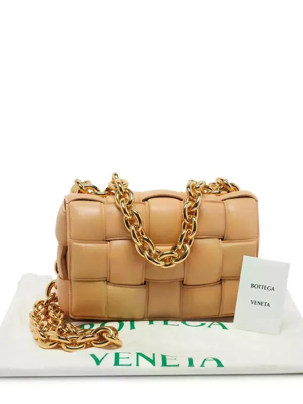 Bottega Veneta Cassette Chain Crossbody Bag - Neutrals