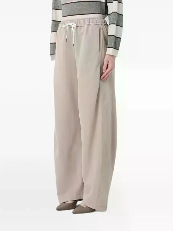 Brunello Cucinelli Drawstring Wide-leg Trousers