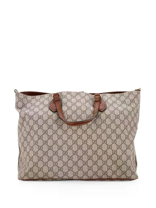 Gucci Soft Gg Coated Canvas Convertible Tote Bag