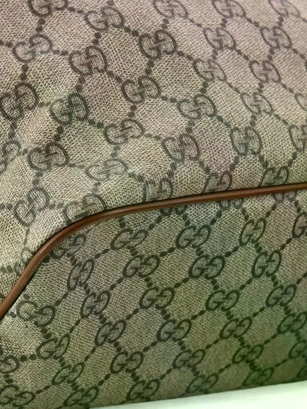 Gucci Soft Gg Coated Canvas Convertible Tote Bag