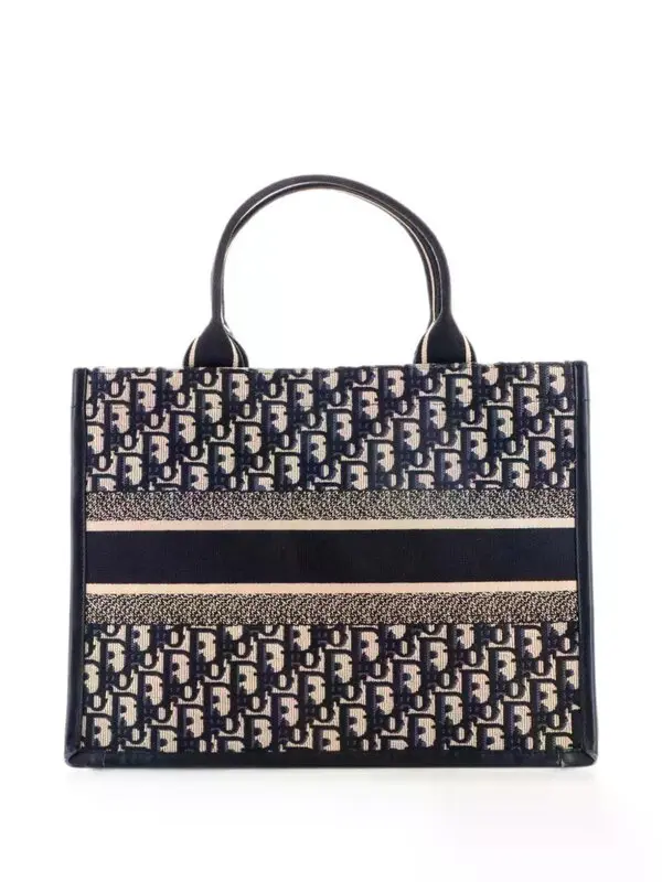 Dior Book With Strap Oblique Canvas Medium Tote Bag
