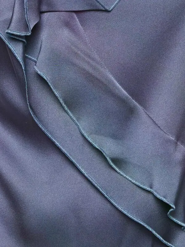 Escada Sleeveless Ruffle Top