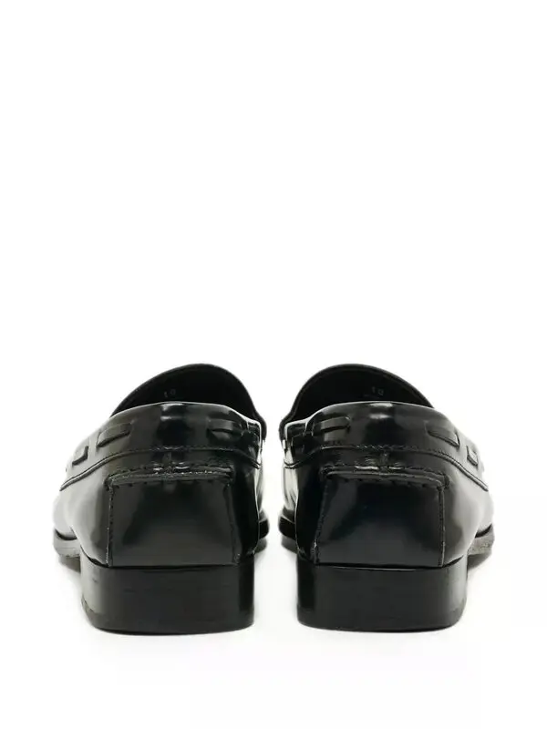 TOD'S Leather Tassel Fringe Loafers