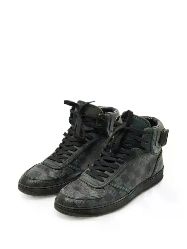 LOUIS VUITTON Rivoli Lace-up Leather Sneakers
