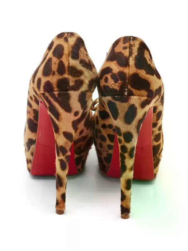 CHRISTIAN LOUBOUTIN Leopard-print Bow Pumps - Neutrals