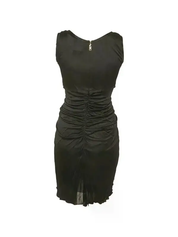 Versace Ruched Sleeveless Dress