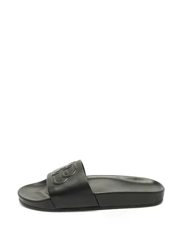 Balenciaga Piscine Bb Slides - Black