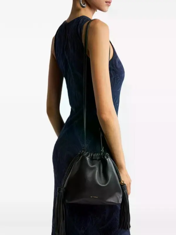 Etro Mini Kalispera Bag With Tassels - Black