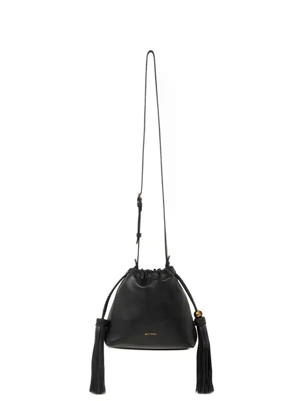 Etro Mini Kalispera Bag With Tassels - Black