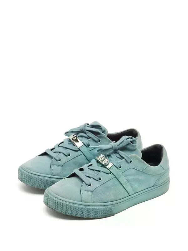 Hermès Low-top Sneakers With Buckle Detail