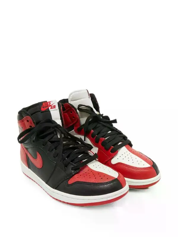 JORDAN Air 1 Retro Homage To Home Split-design Sneakers - Red