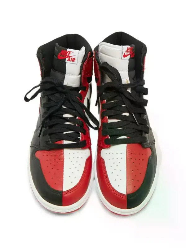 JORDAN Air 1 Retro Homage To Home Split-design Sneakers - Red