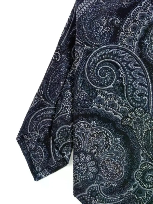 Etro Paisley Stripe Neck Tie