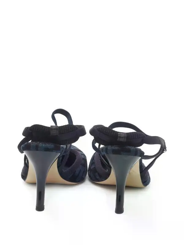 Fendi Ff Motif Slingback Pumps