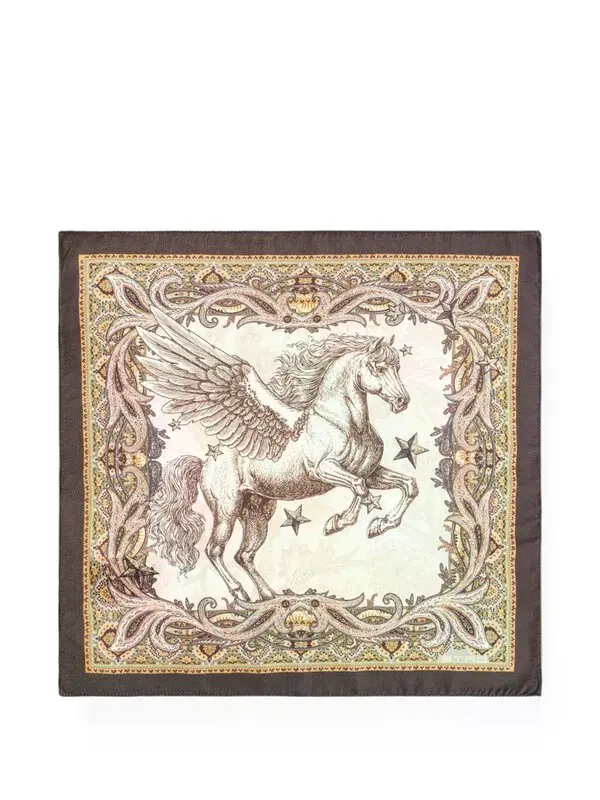 Etro Pegasus Paisley-print Pocket Square