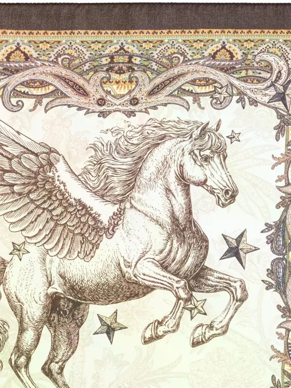 Etro Pegasus Paisley-print Pocket Square
