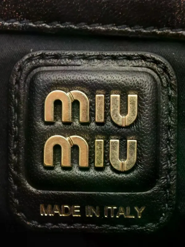 Miu Miu Beau Logo-embossed Shoulder Bag