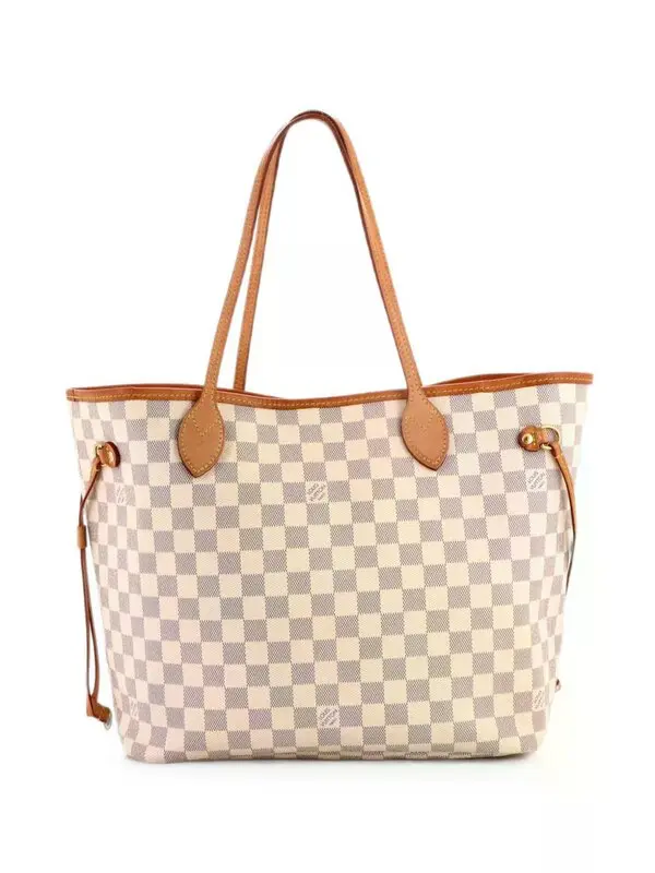 LOUIS VUITTON Neverfull Tote Bag - White