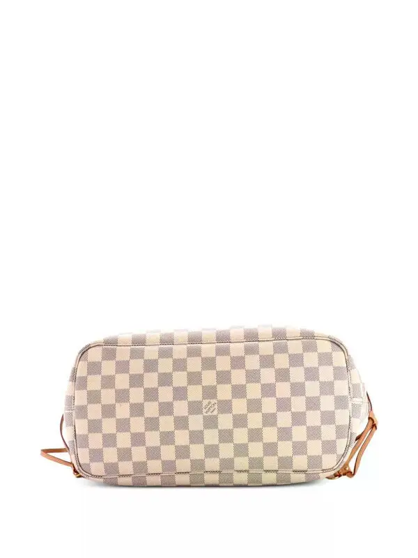 LOUIS VUITTON Neverfull Tote Bag - White
