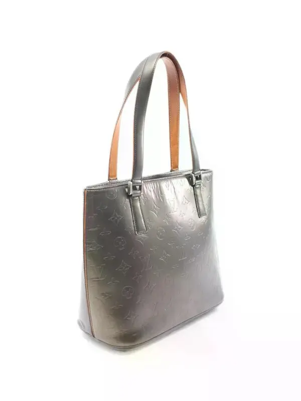 LOUIS VUITTON 2003 Stockton Monogram Tote Bag - Grey