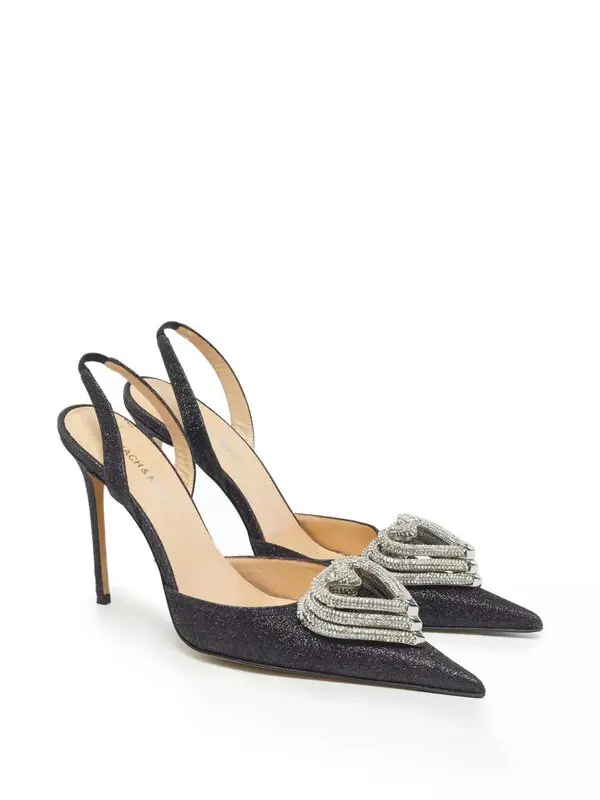 Mach & Mach Crystal-embellished Pumps