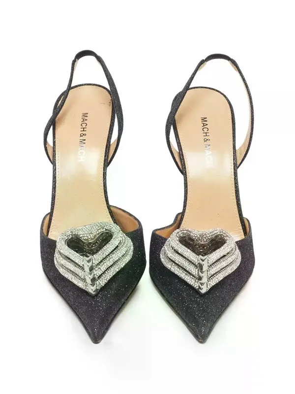 Mach & Mach Crystal-embellished Pumps