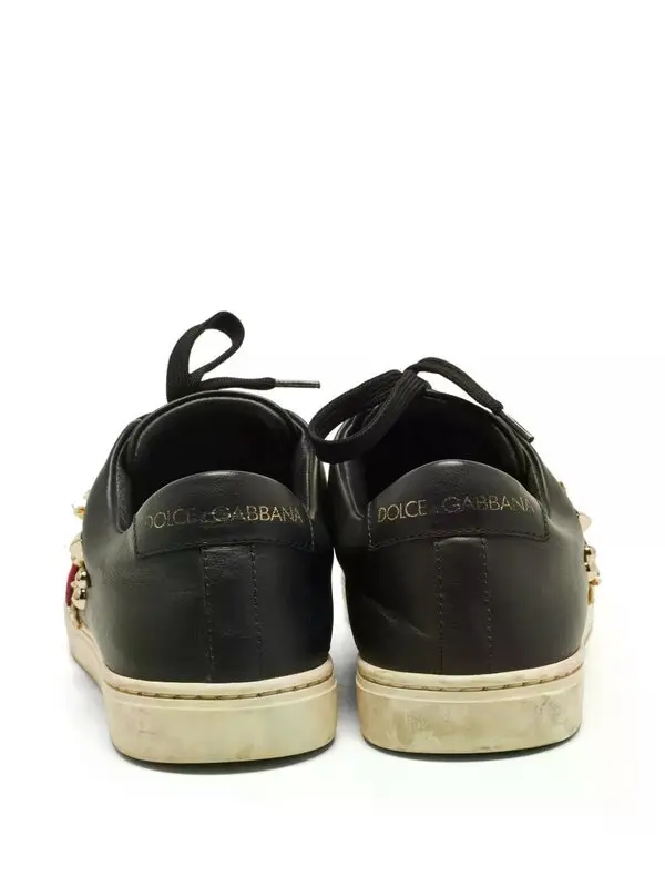 Dolce & Gabbana Heart Studded Sneakers