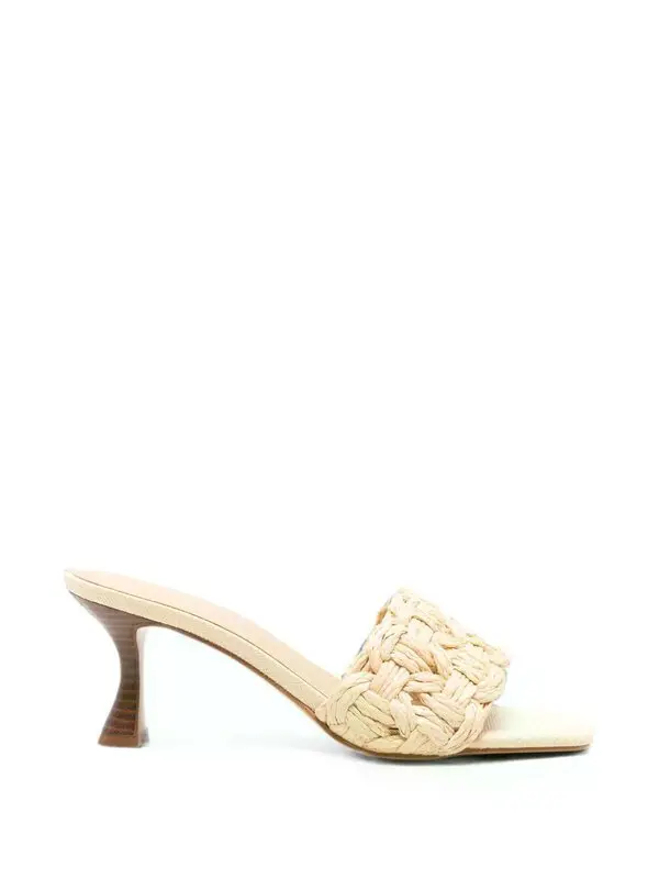 Guess Braided Strap Heeled Sandals