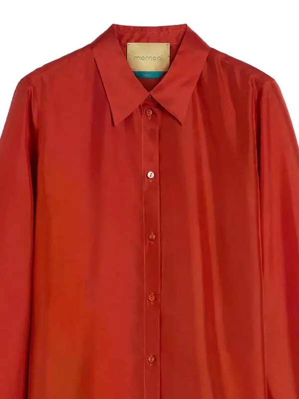 Momoni Alicia Silk Shirt - Red