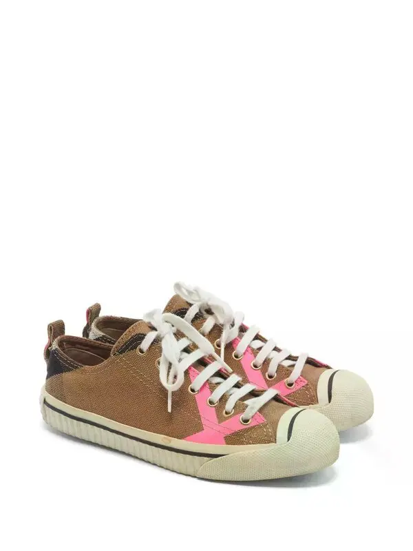 Burberry House Check Low-top Sneakers - Brown