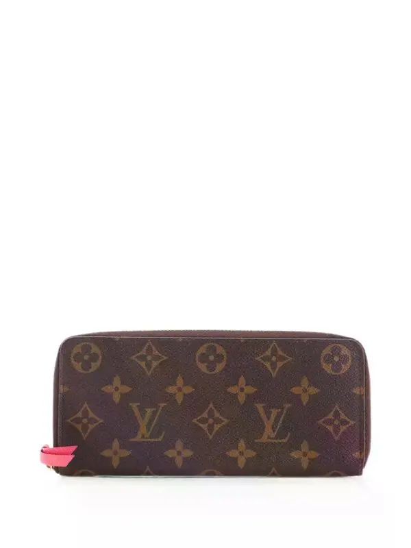 LOUIS VUITTON Clemence Wallet Monogram Canvas Small Wallets