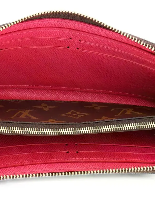 LOUIS VUITTON Clemence Wallet Monogram Canvas Small Wallets