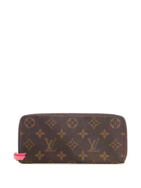 LOUIS VUITTON Clemence Wallet Monogram Canvas Small Wallets