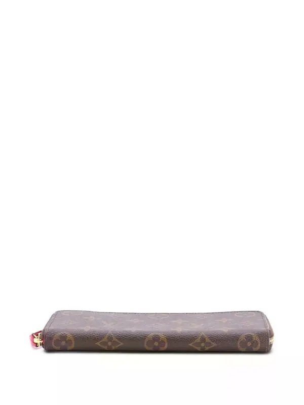 LOUIS VUITTON Clemence Wallet Monogram Canvas Small Wallets