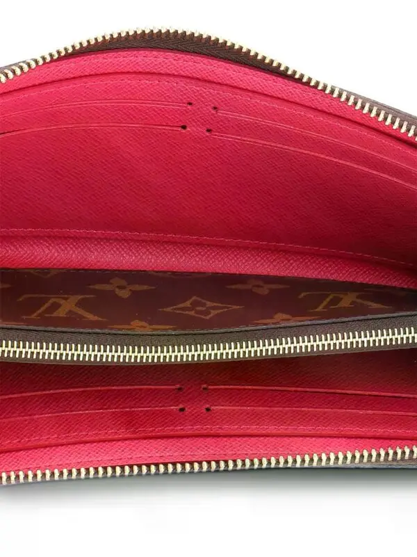LOUIS VUITTON Clemence Wallet Monogram Canvas Small Wallets