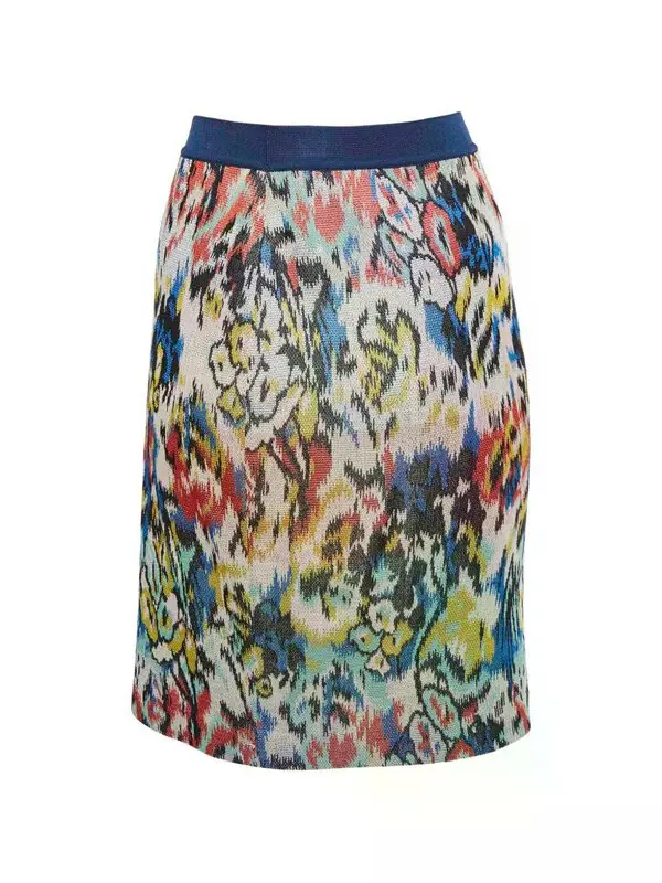 Missoni Floral Pattern Midi Skirt - Neutrals