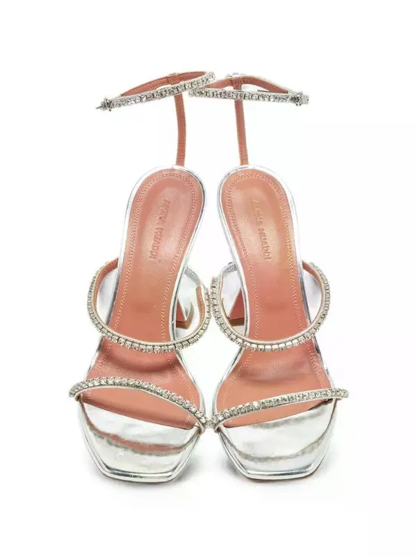 Amina Muaddi Gilda Crystal-embellished Sandals