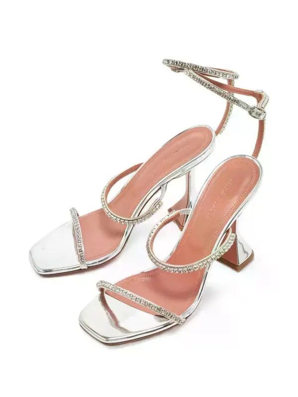 Amina Muaddi Gilda Crystal-embellished Sandals