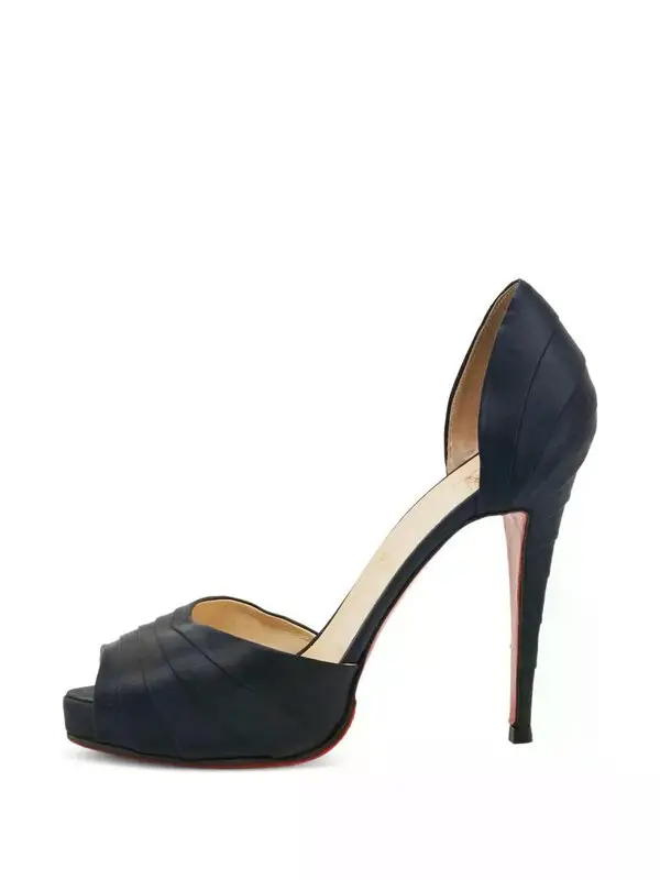 CHRISTIAN LOUBOUTIN Armadillo D'orsay Pleated Pumps - Blue