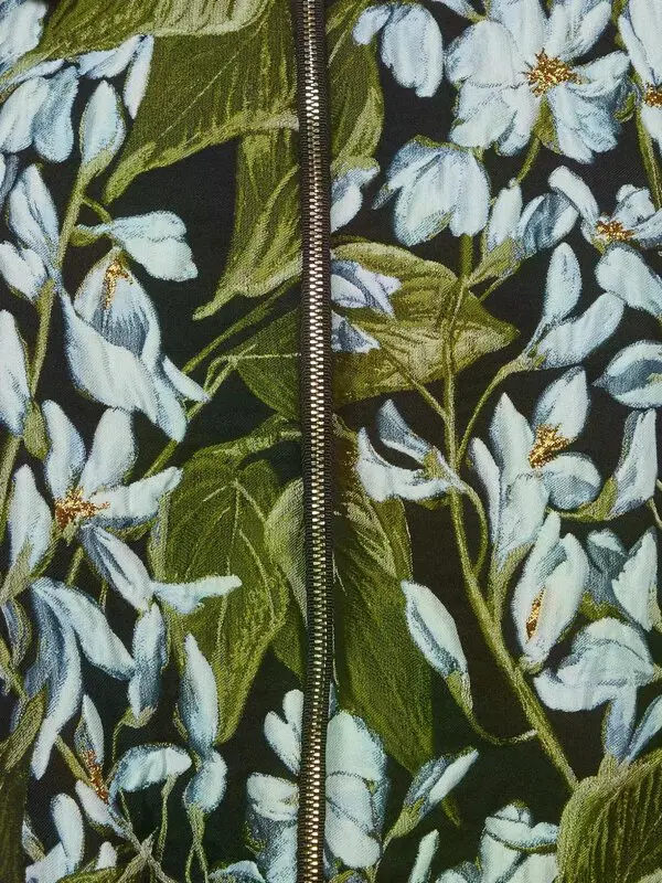 Dolce & Gabbana Floral Jacquard Bomber Jacket