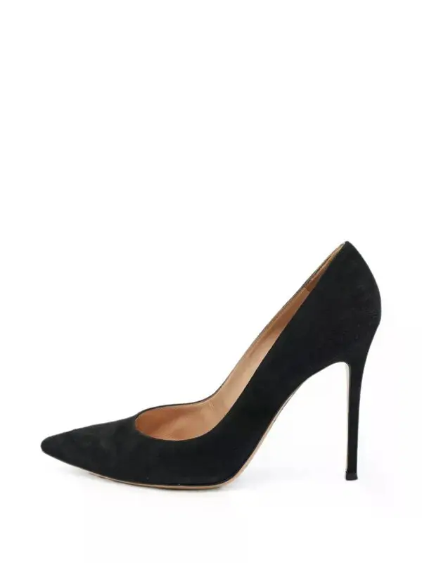 GIANVITO ROSSI Suede Pointed-toe Pumps