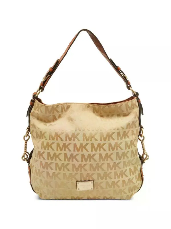 Michael Kors Monogram Shoulder Bag - Neutrals