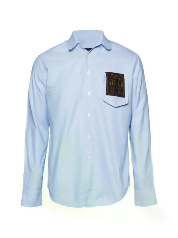 LOUIS VUITTON Graphic-patch Long-sleeve Shirt