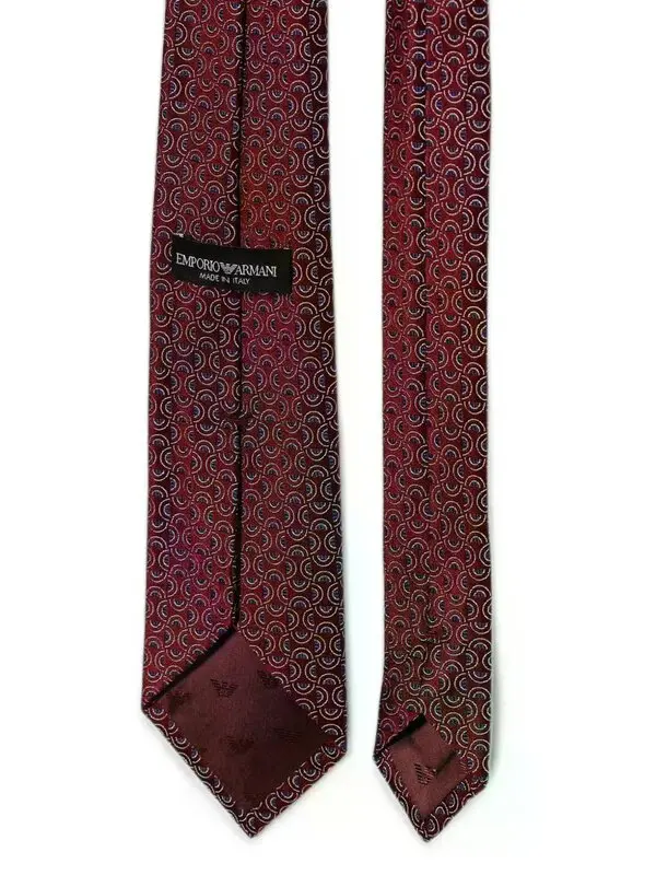 Emporio Armani Jacquard Silk Tie