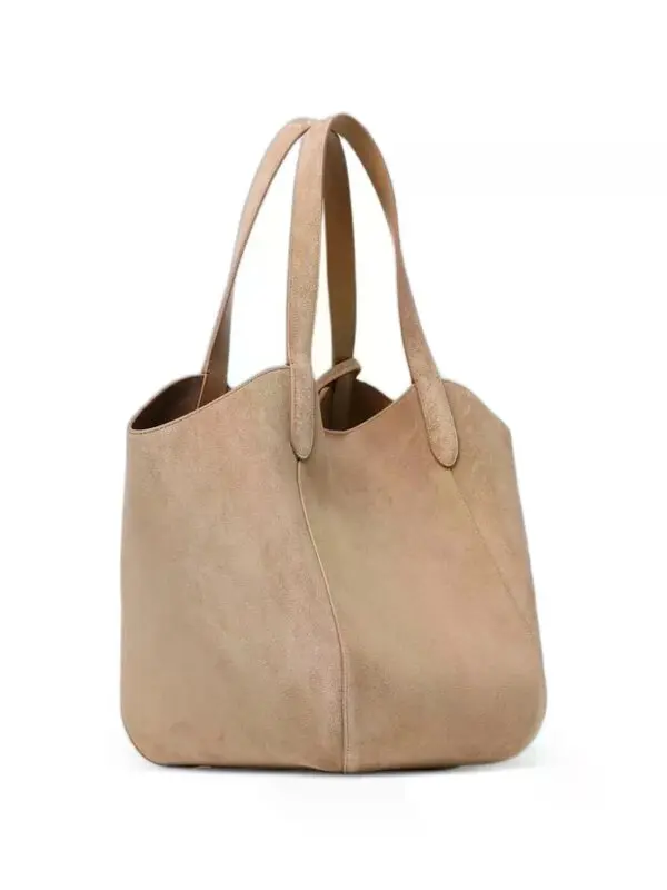Giorgio Armani Suede Shoulder Bag - Neutrals