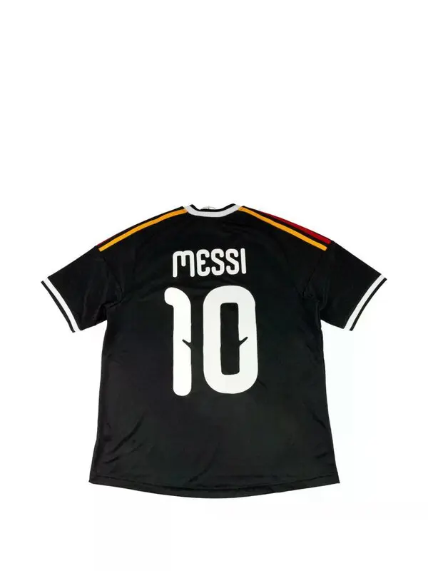 Kith X Messi X Adidas Embroidered-logo T-shirt - Black